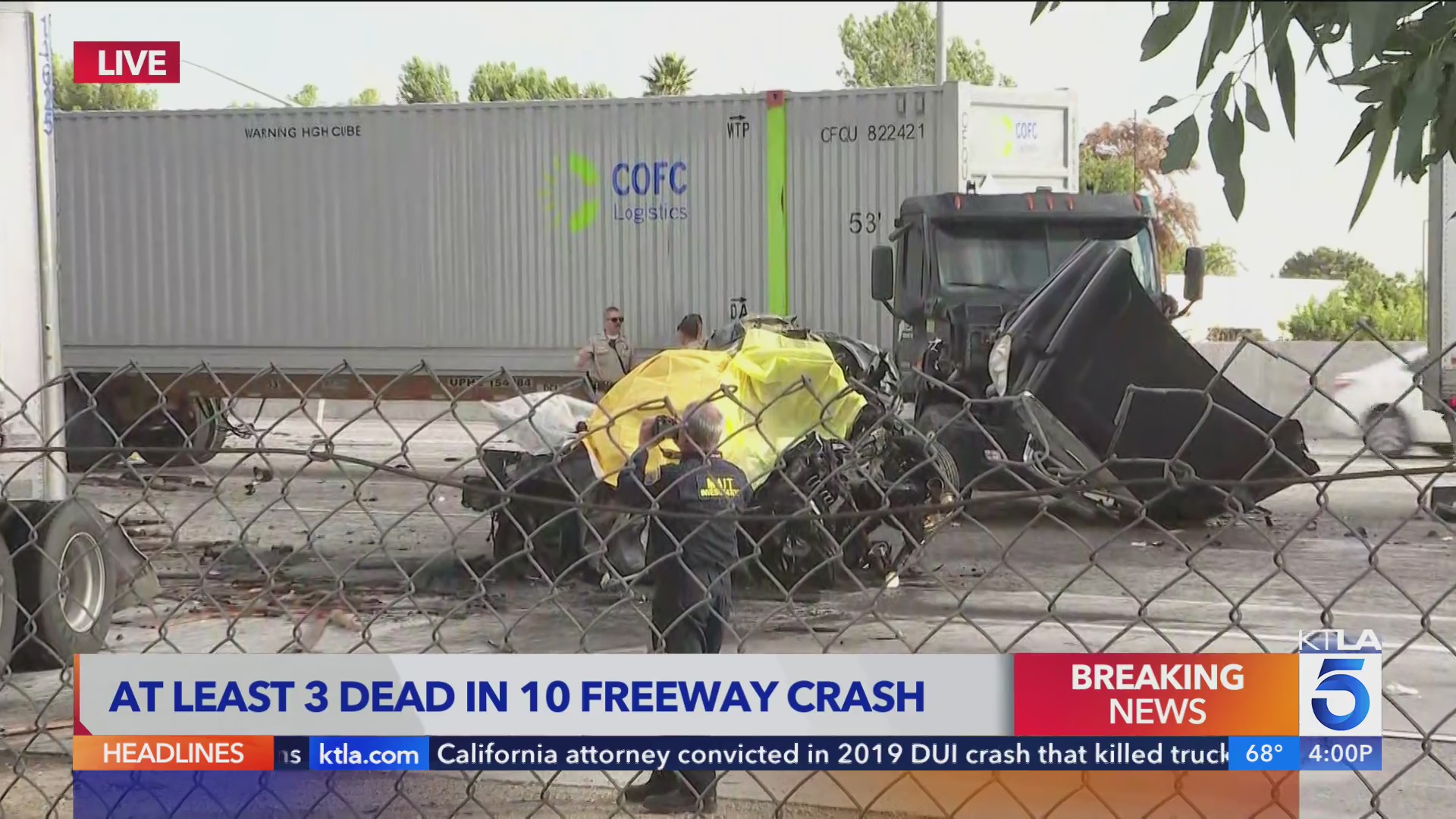 At least 3 dead in massive Southern California freeway pileup – KTLA