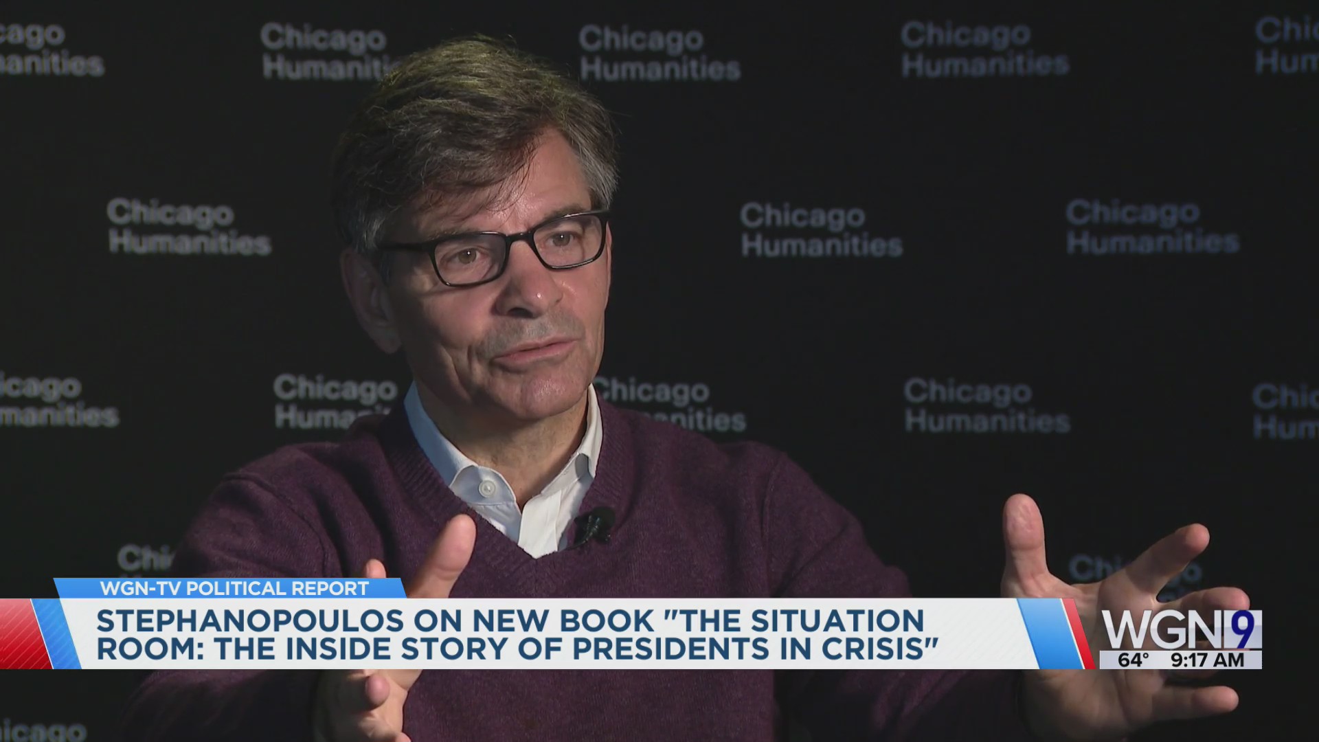 George Stephanopoulos discusses new book, “The Situation Room” on WGN ...