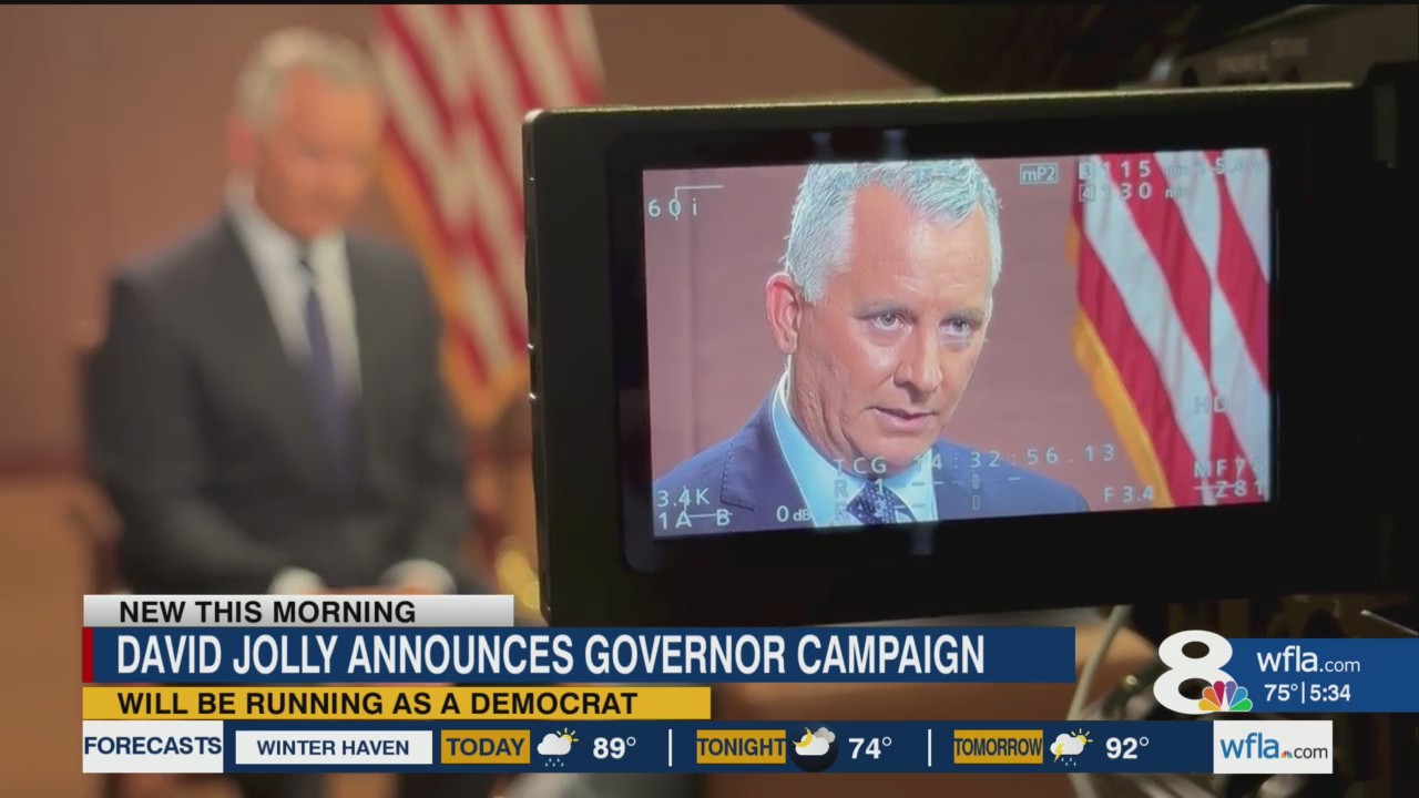 Former Rep. David Jolly announces bid for Florida governor – WFLA
