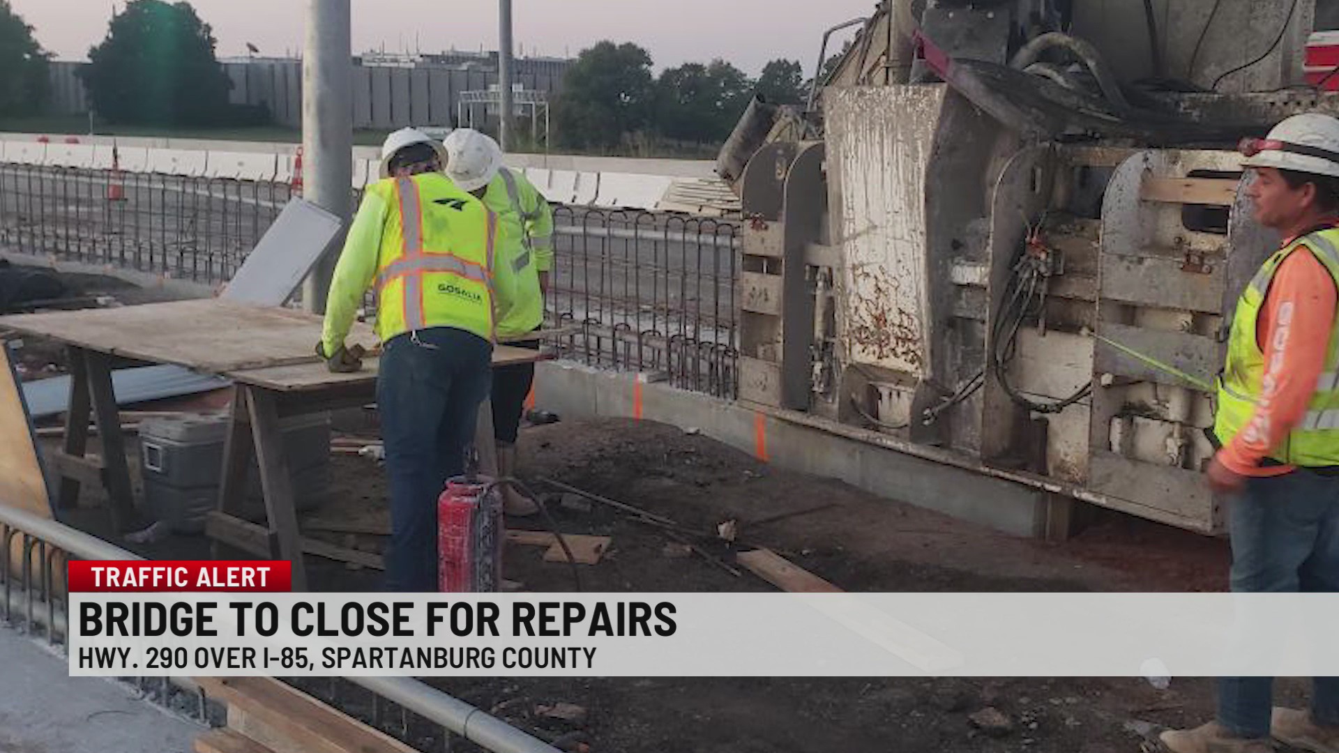 SC 290 bridge over I-85 to close for complete traffic restructuring ...