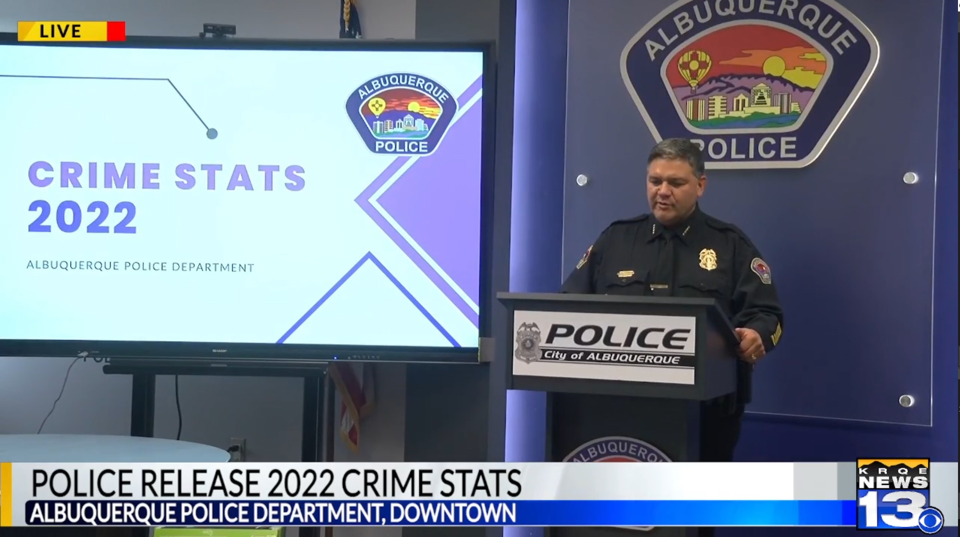APD announces 2022 crime stats | News Conference – KRQE NEWS 13 ...