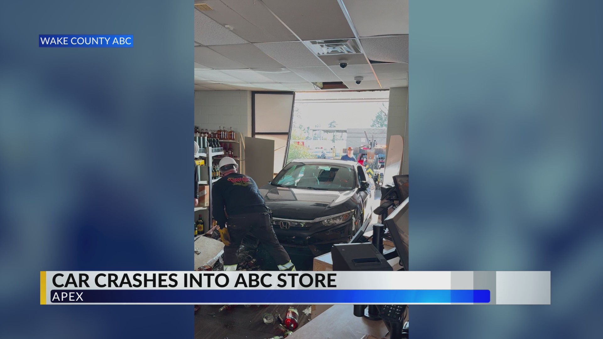 Car crashes into Wake County ABC store – CBS17.com