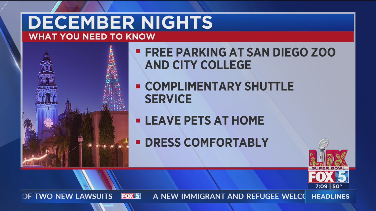 December Nights kicks off at Balboa Park: how to get there – FOX 5 San ...