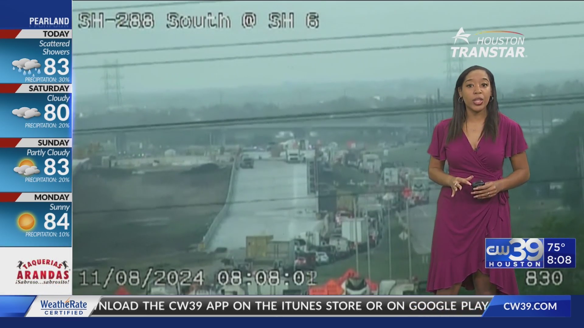 Friday morning traffic report – CW39 Houston