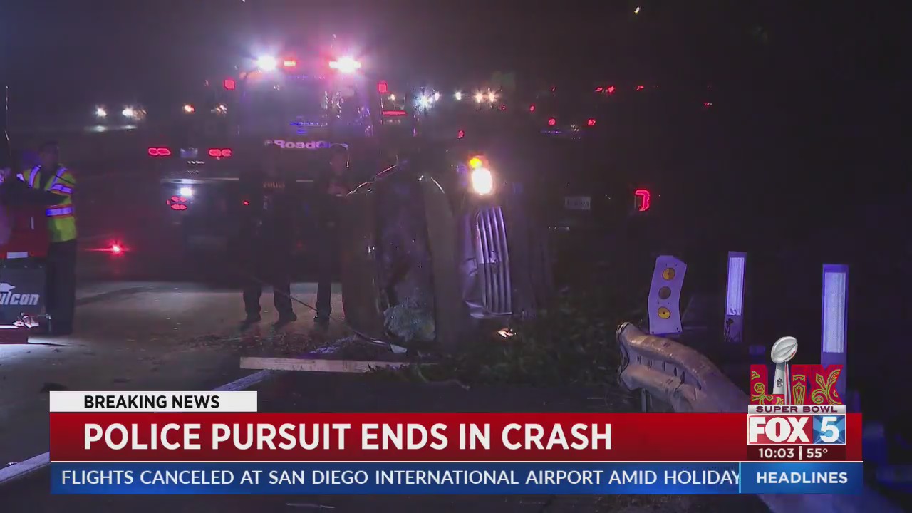 Police chase ends in crash, causing major traffic on I-5 near downtown ...