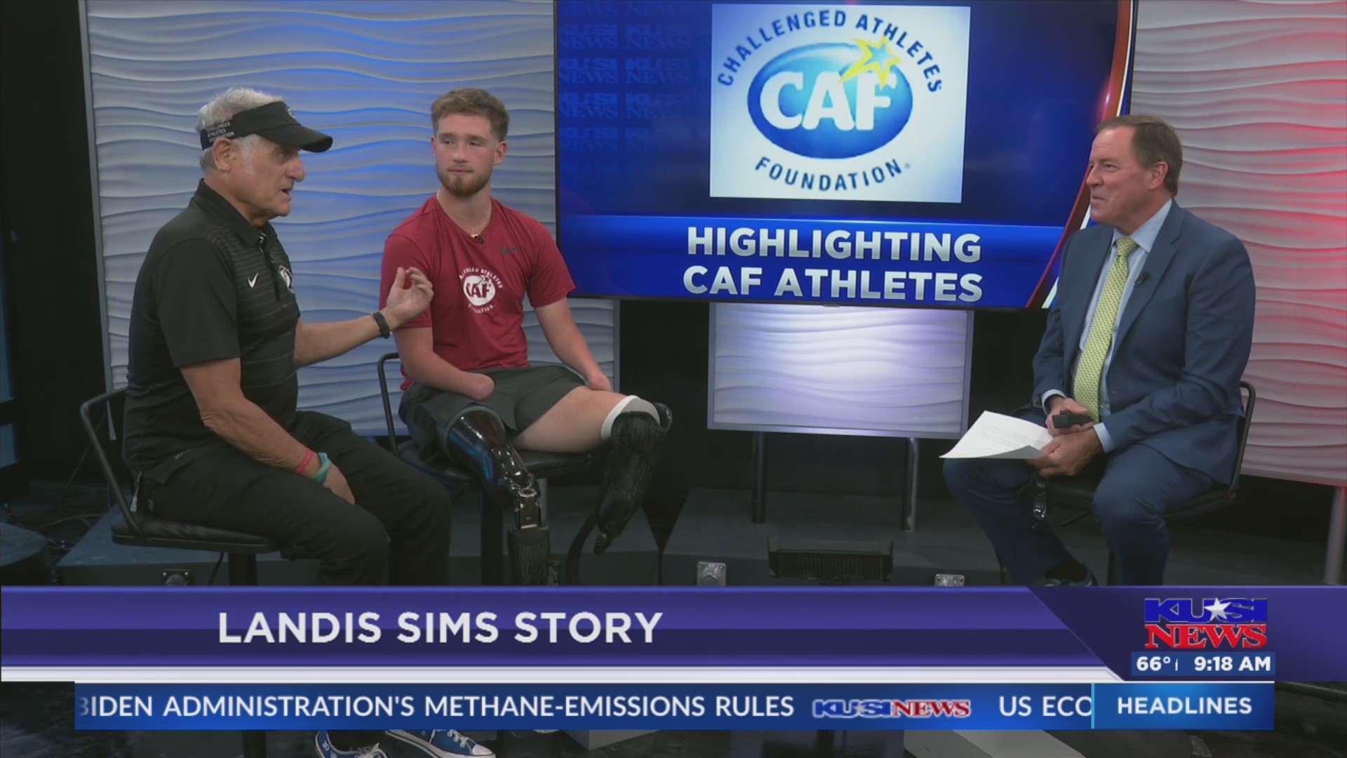 Highlighting Challenged Athletes Foundation athlete Landis Sims – FOX 5 ...