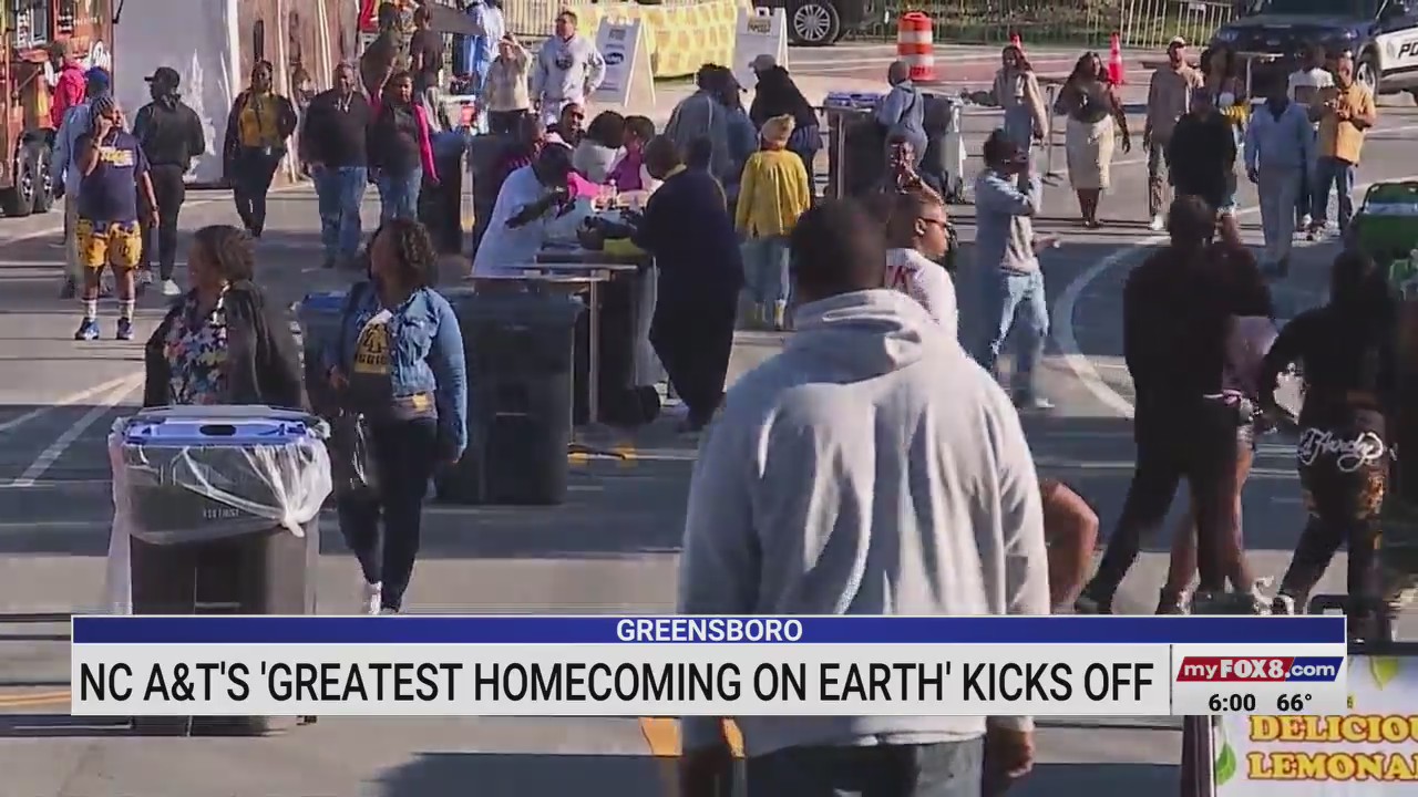 NC A&T State University homecoming draws thousands to Greensboro – FOX8 ...