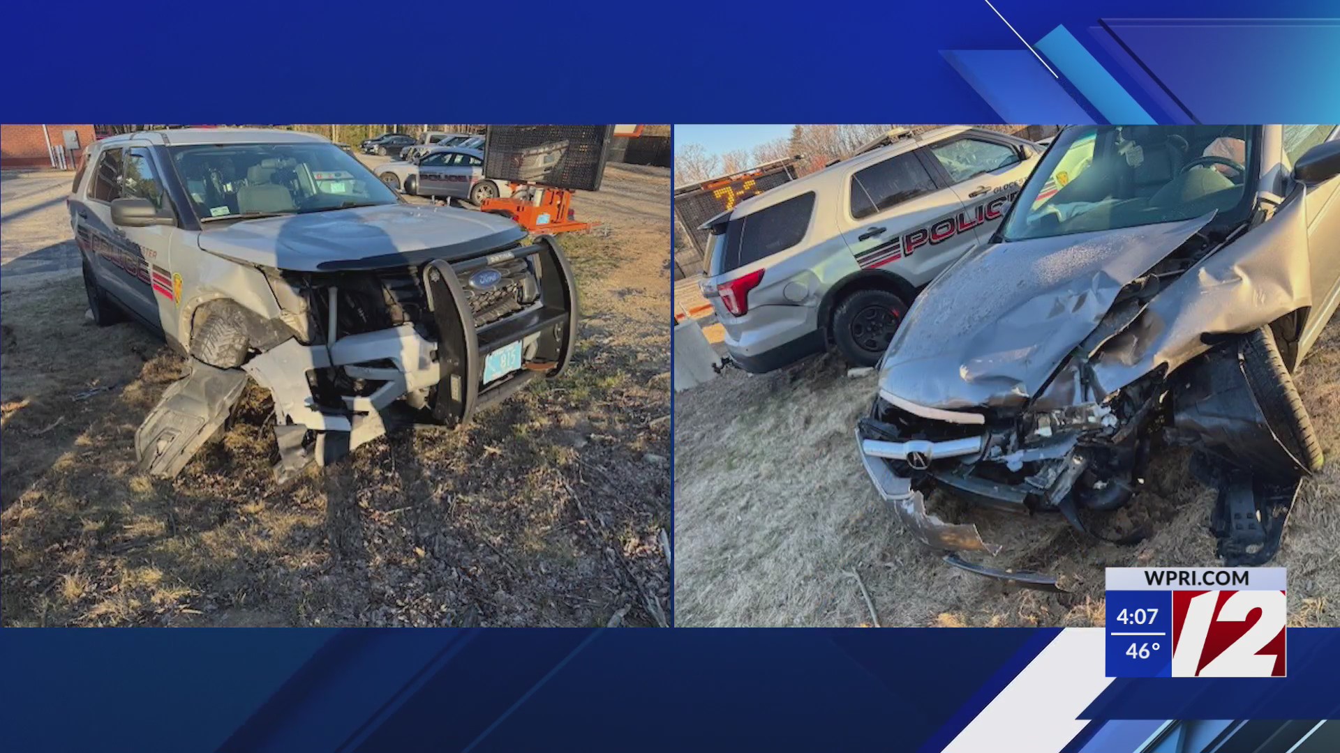 Glocester police officer released from hospital after crash – WPRI.com