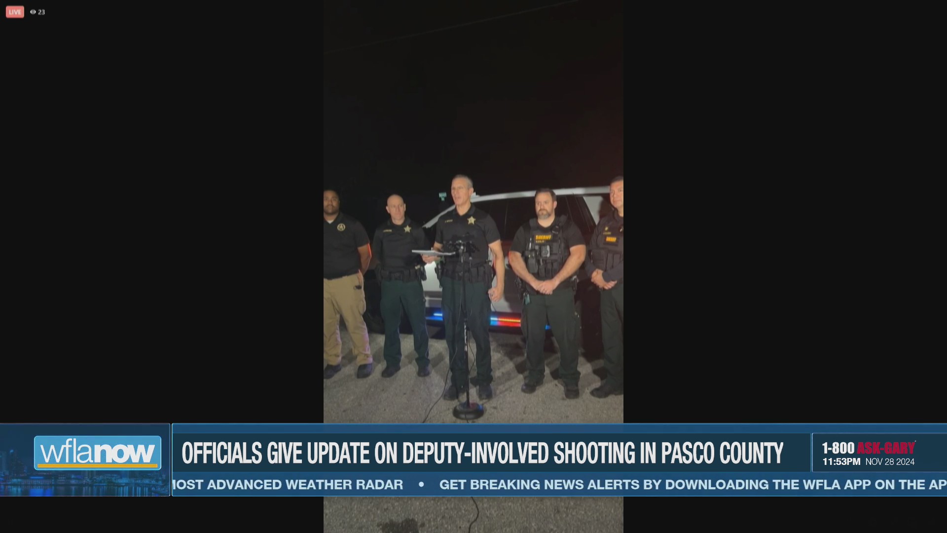 Officials give update on deputy-involved shooting in Pasco County – WFLA