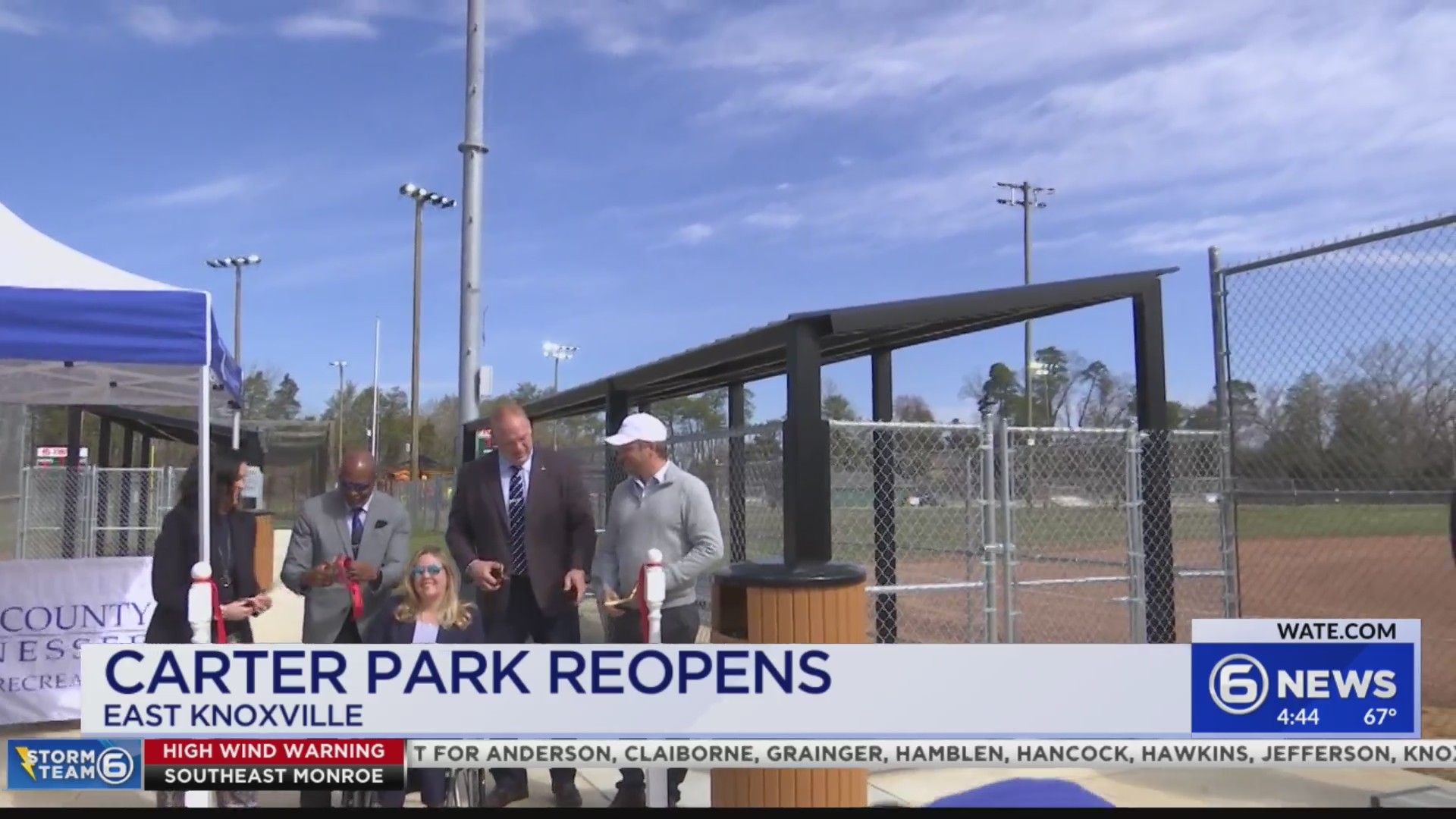 Carter Park ballfields reopens – WATE 6 On Your Side