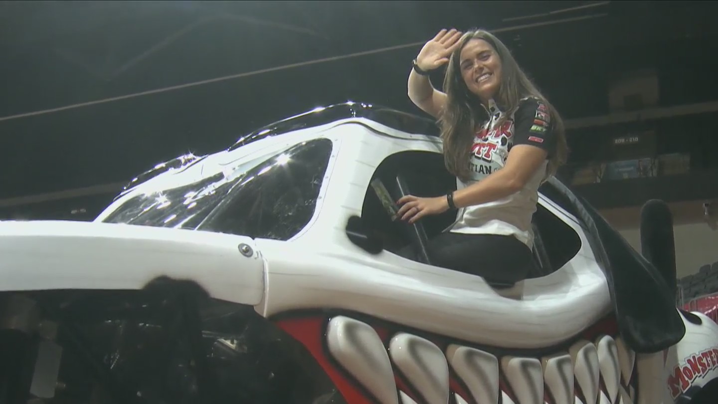 Monster Jam driver Loghan Ashline opens up about inspiring young girls ...