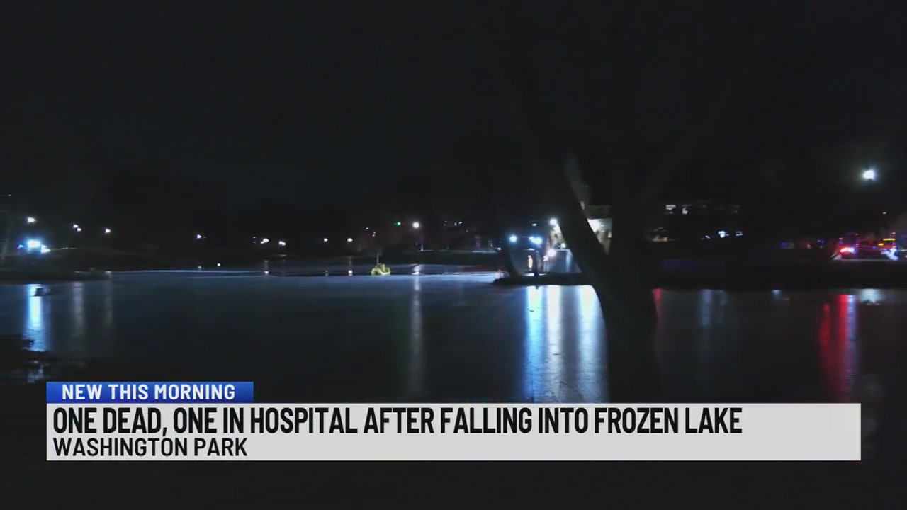 One dead, one in hospital after falling into frozen lake – NEWS10 ABC