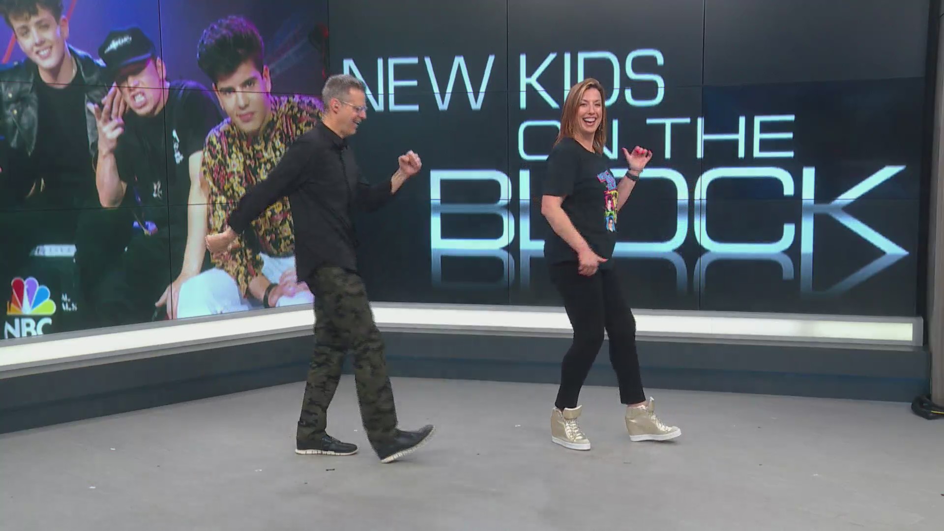 Dancing in celebration of New Kids On The Block – FOX 2