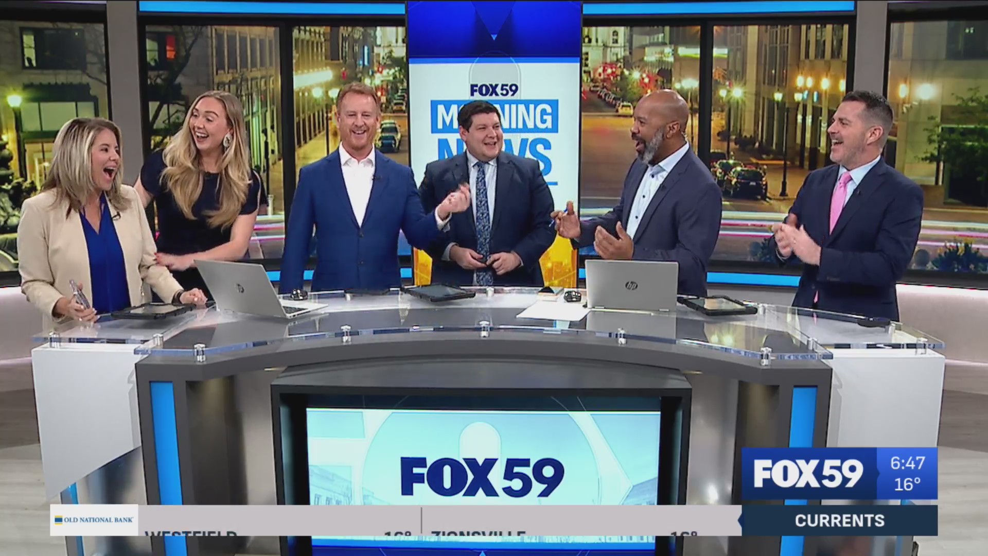 Fox59 morning team sings happy birthday to Angela in chaotic display ...