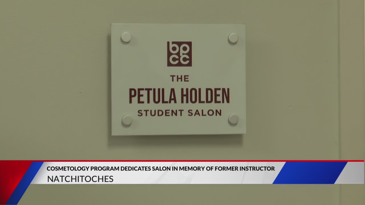 BPCC opens dedicates student salon to former instructor – KTALnews.com
