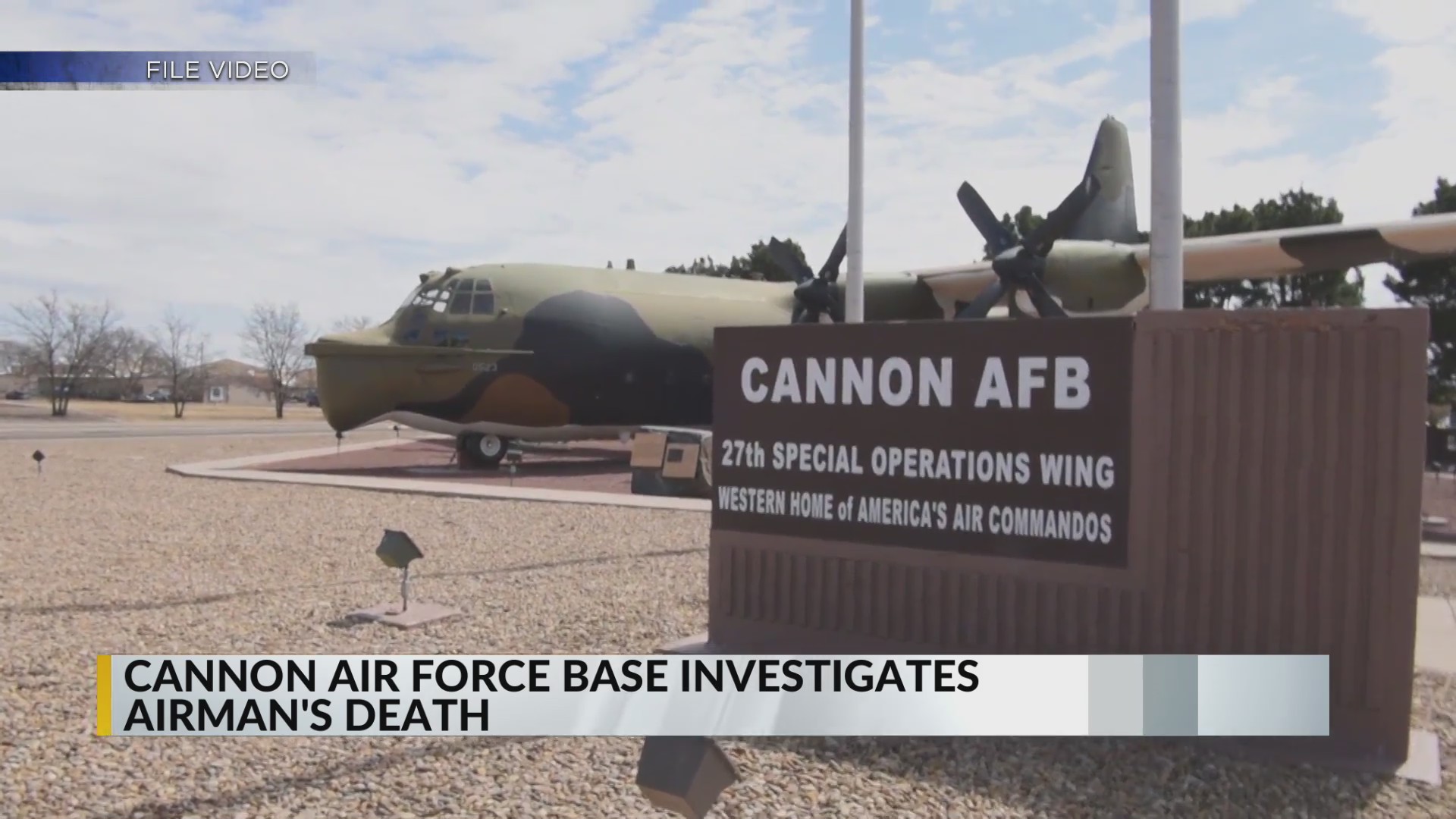 Cannon Air Force Base Airman dead after being found ‘unresponsive’ on ...