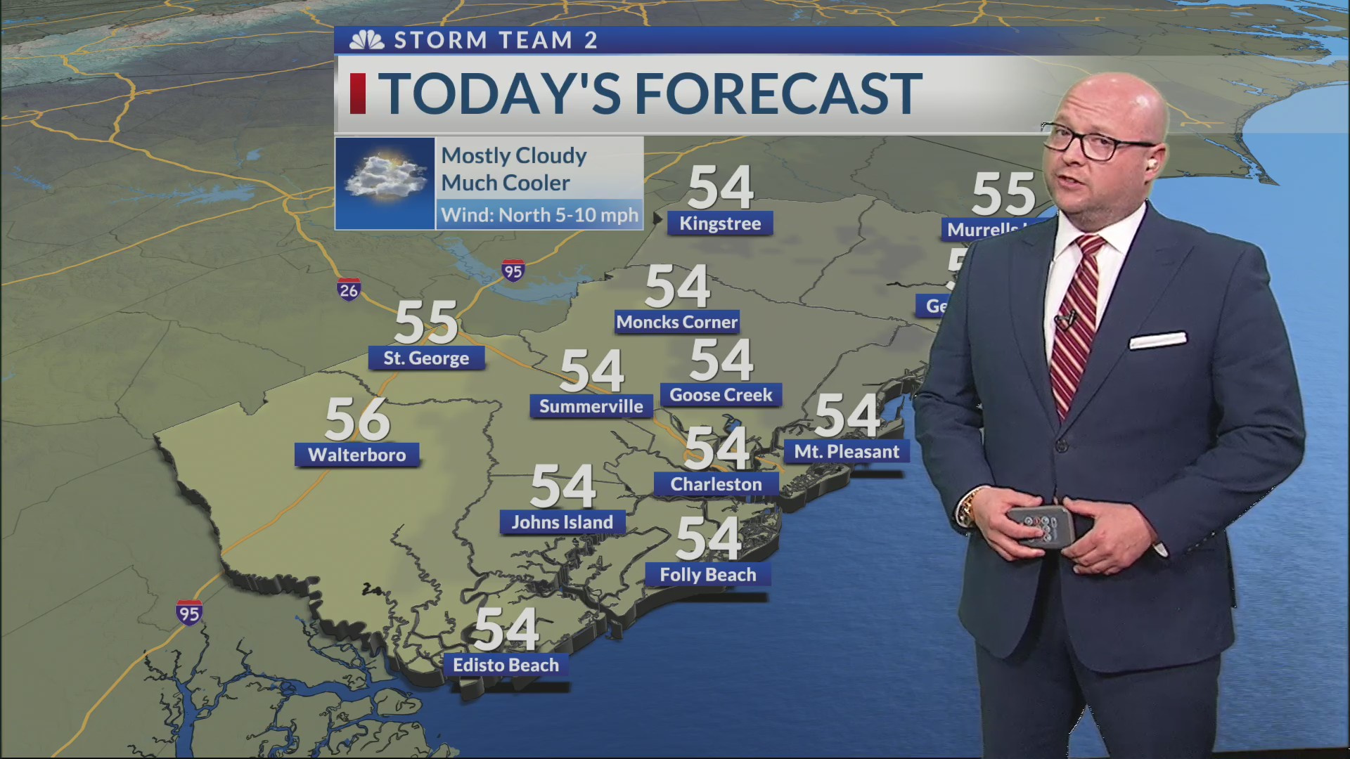 Friday Midday Weather Forecast with Josh Marthers – WCBD News 2