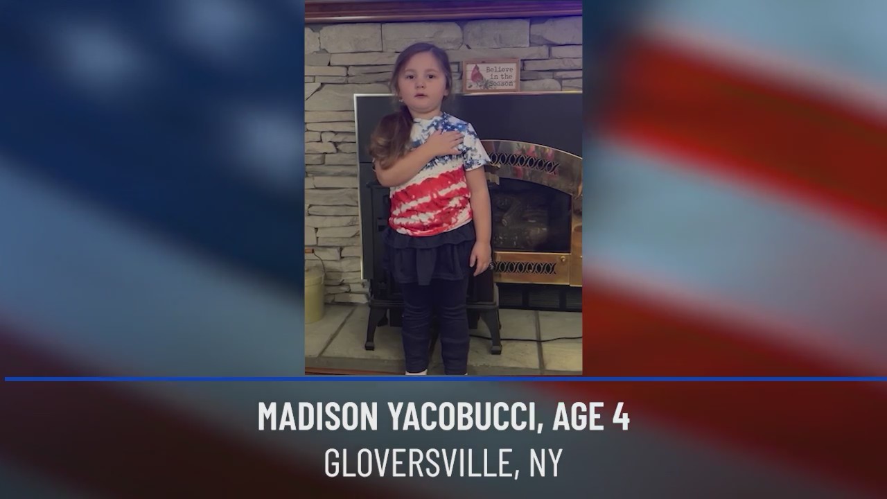 Madison gives us our daily Pledge of Allegiance! – NEWS10 ABC