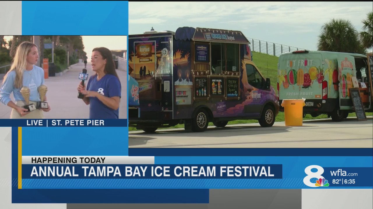 Annual Tampa Bay Ice Cream Festival cools visitors at St. Pete Pier – WFLA