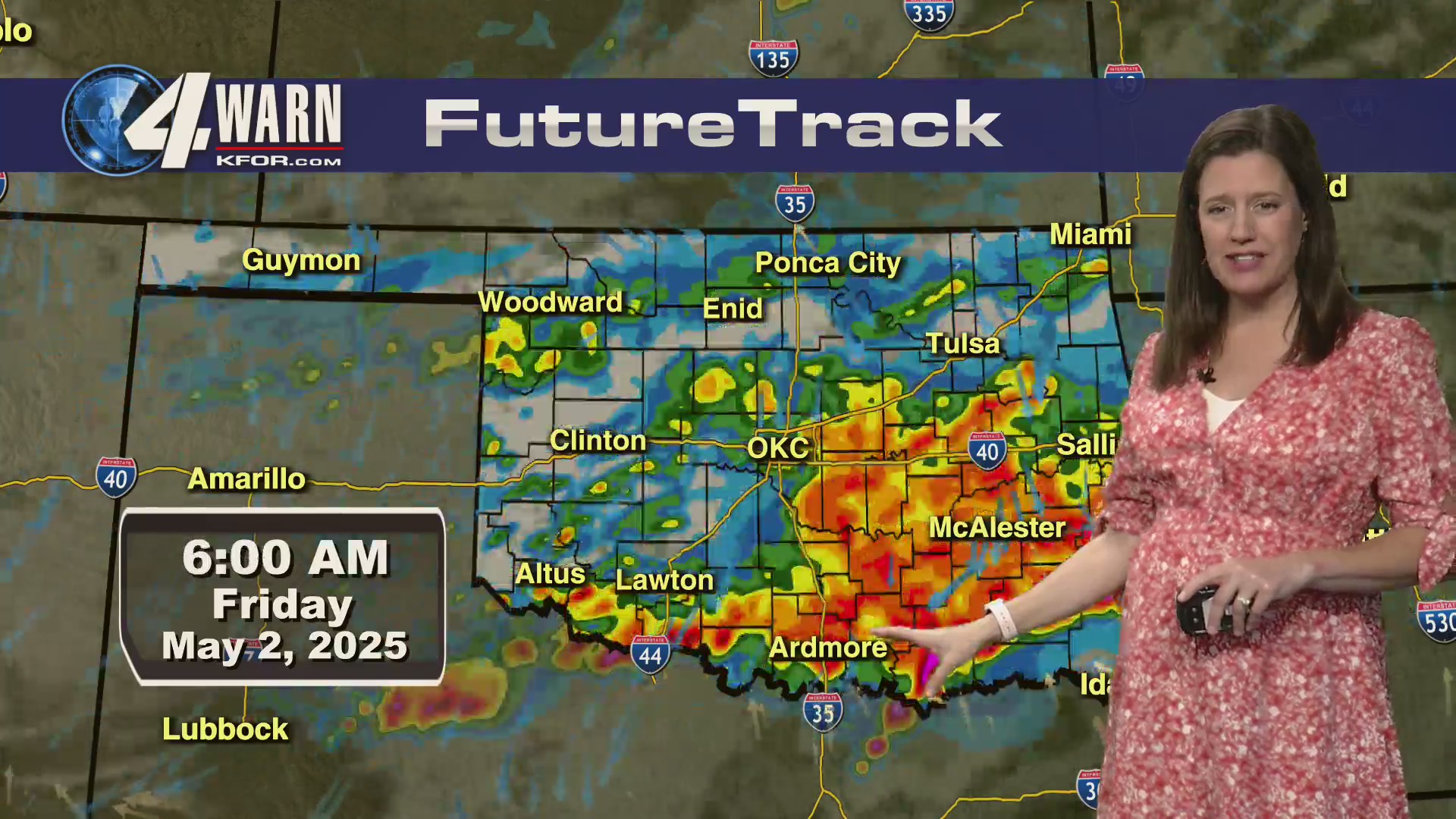 Emily Sutton details the timing of tonight/Friday morning’s storms (5/1 ...