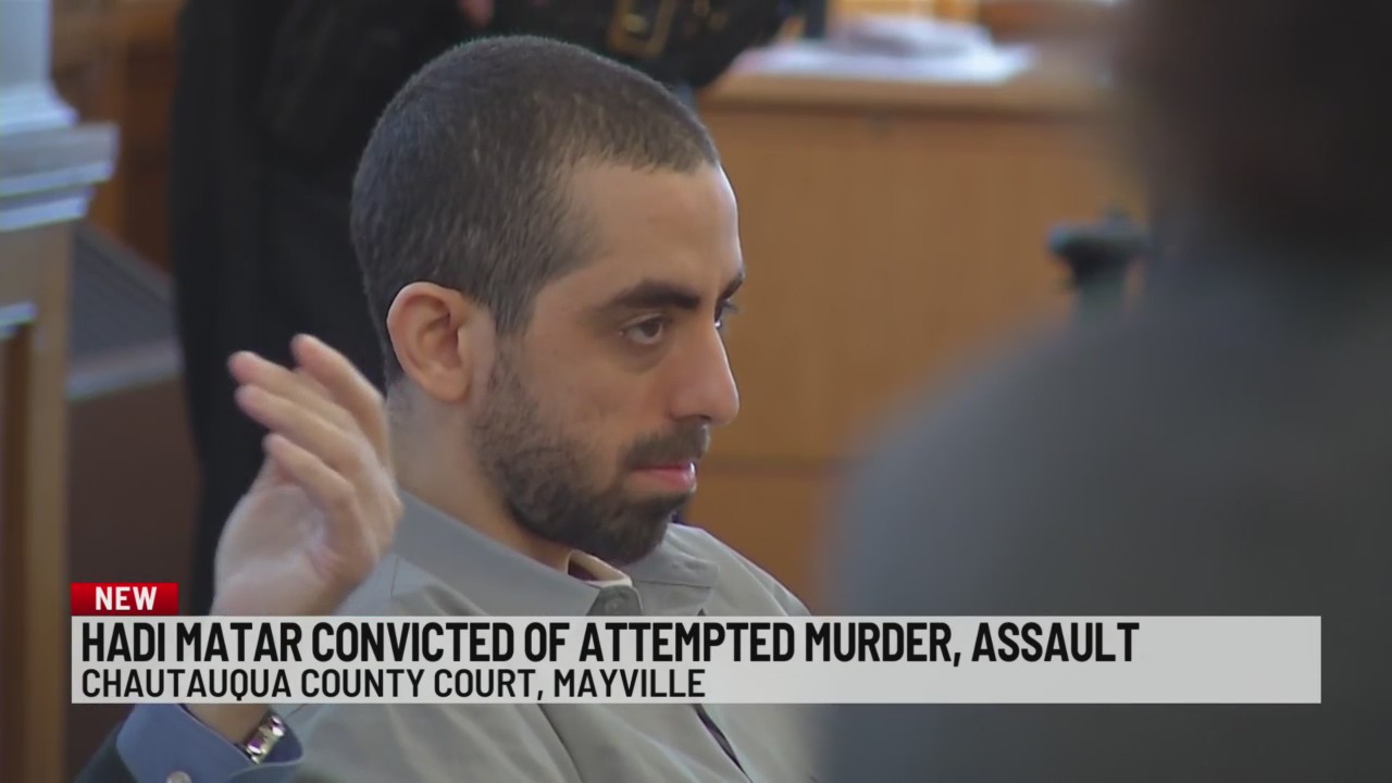 Hadi Matar convicted of attempted murder, assault – News 4 Buffalo