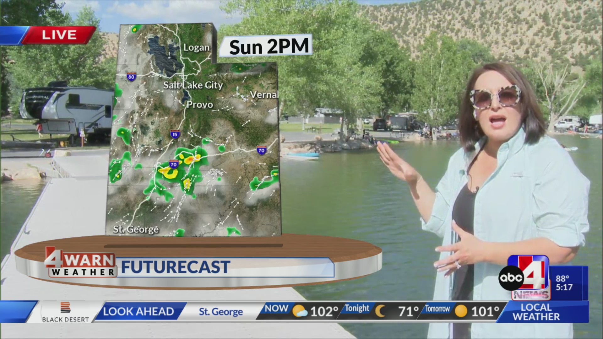 High temperatures to sick around for your weekend – ABC4 Utah