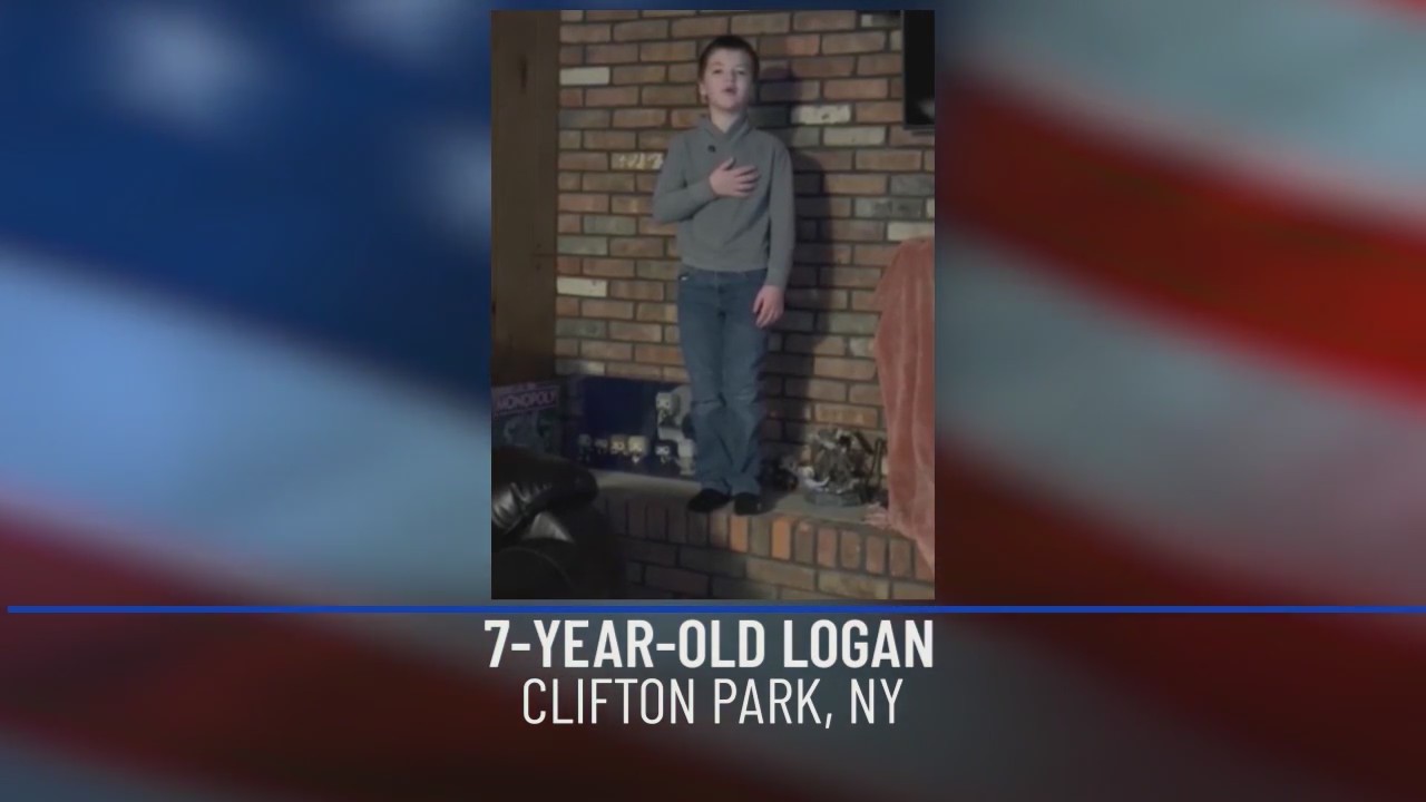 Logan gives us our daily Pledge of Allegiance! – NEWS10 ABC