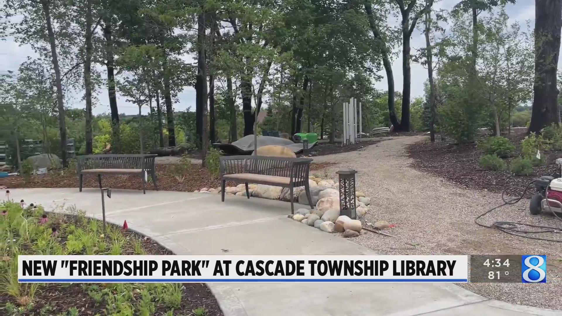 $1.75M ‘Friendship Park’ at Cascade Twp. library will host concerts, events – WOODTV.com