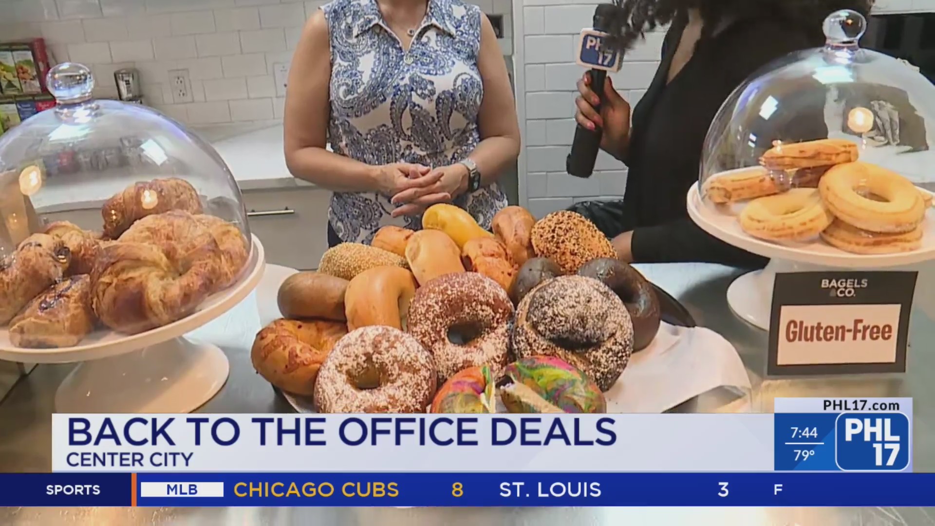 Bagels & Co. welcome city employees back to work with free bagels ...