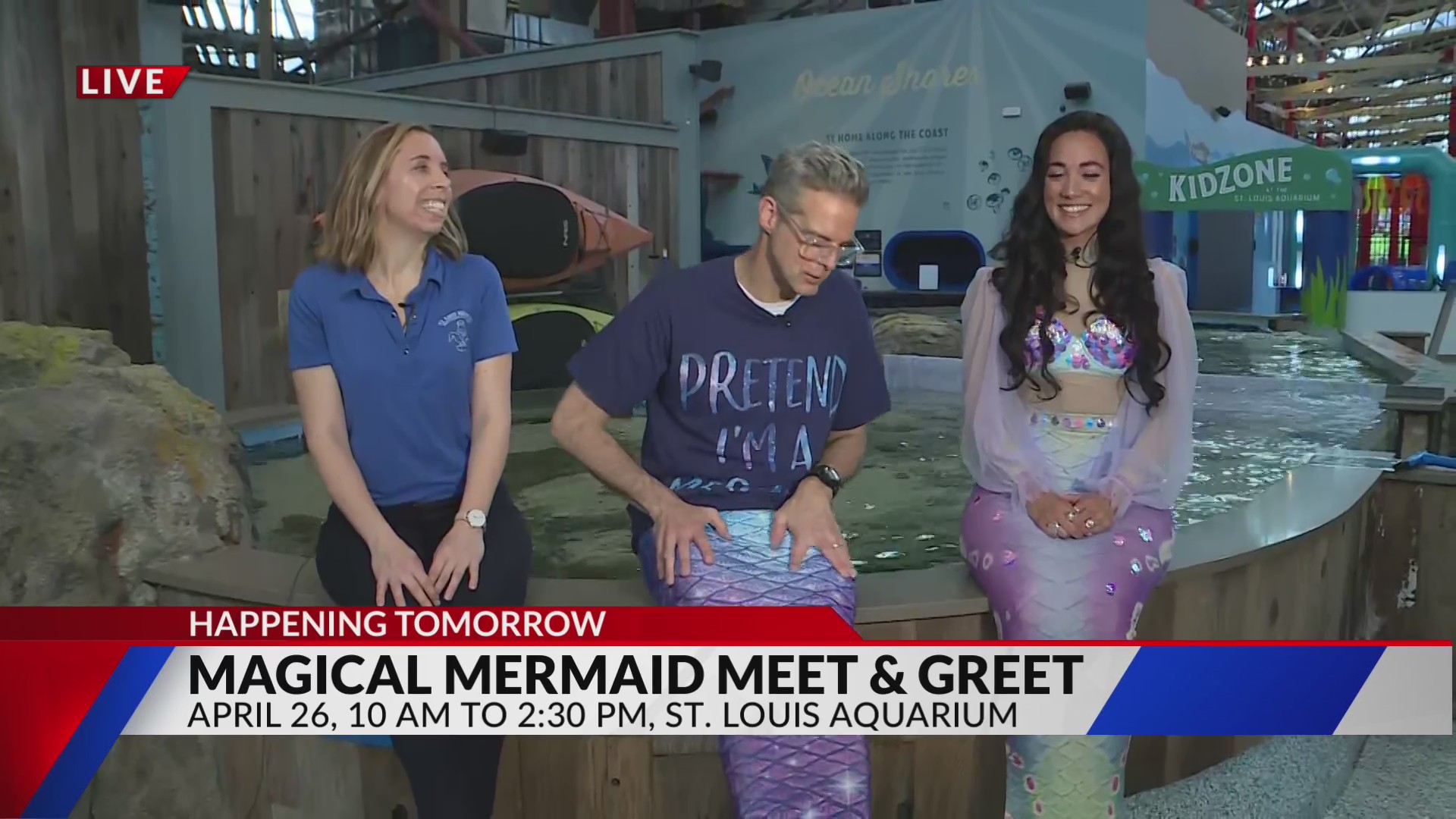Tim’s Travels: Mermaid Meet and Greet at St. Louis Aquarium – FOX 2