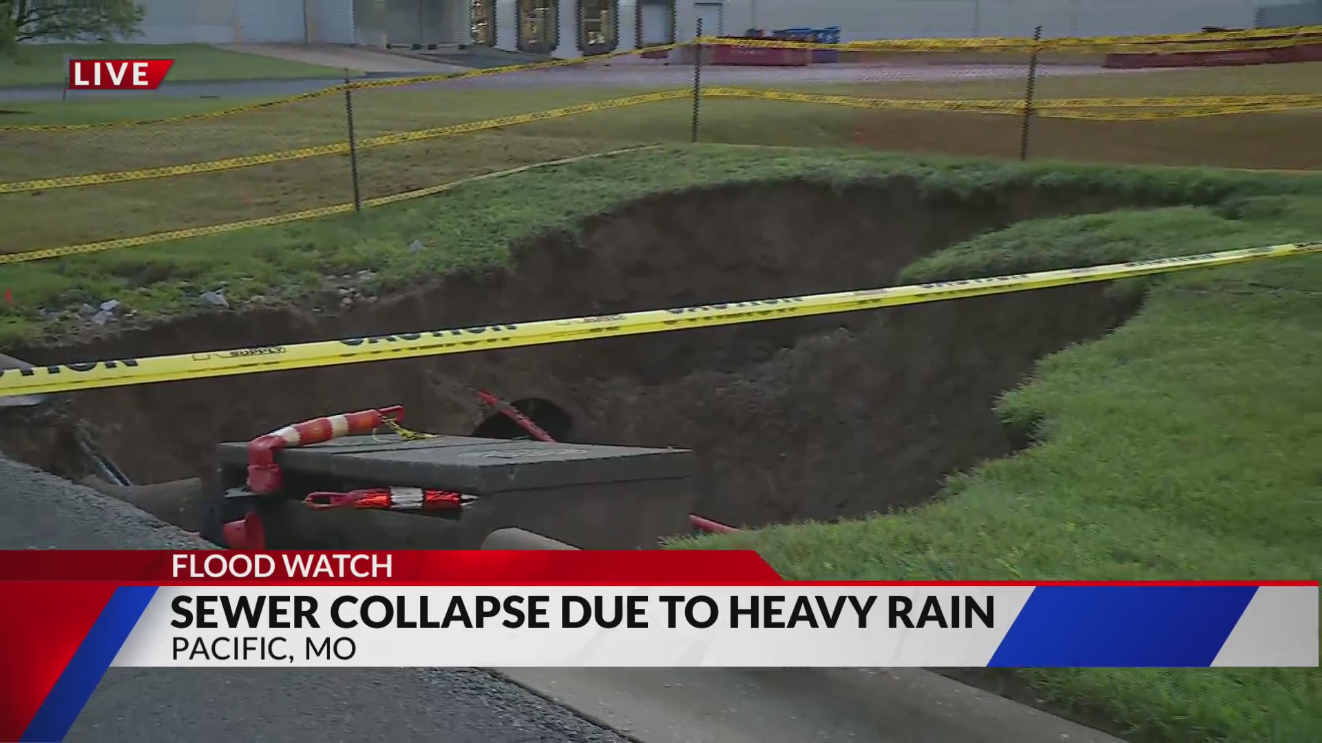Massive sewer collapse in Pacific leaves gaping hole – FOX 2