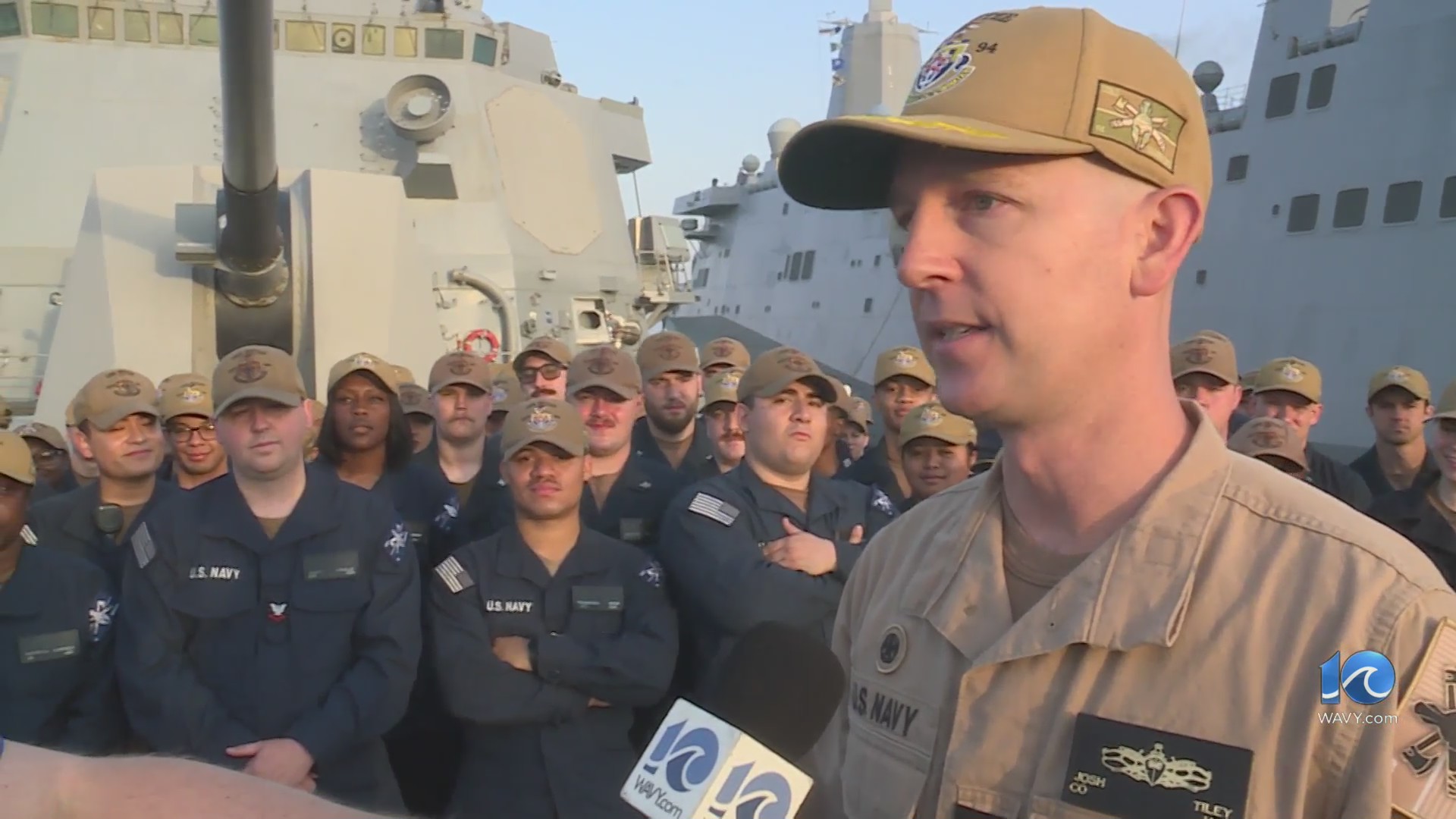 WAVY Navy Ship Salute — USS Nitze – WAVY.com
