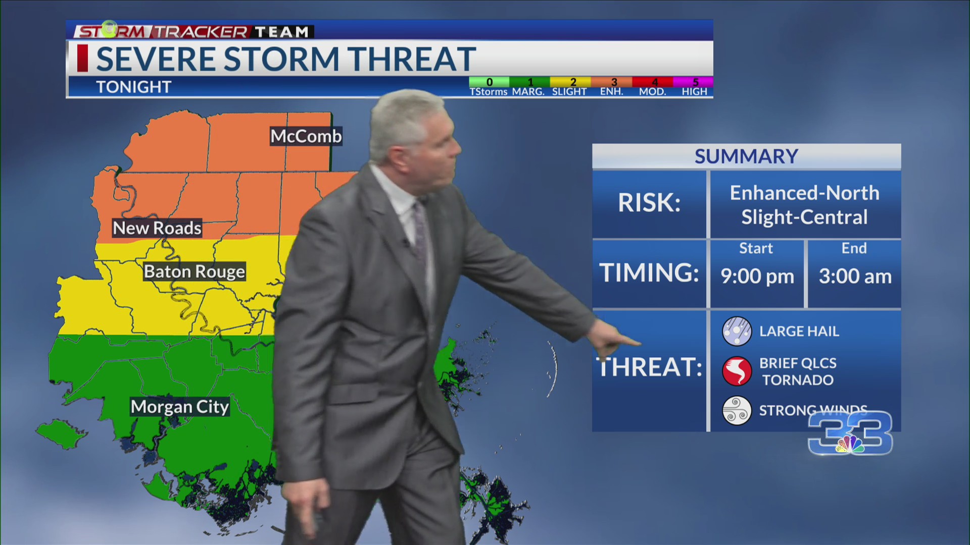 Weather Forecast for Baton Rouge – 5/09/24: Severe Storms are in the ...