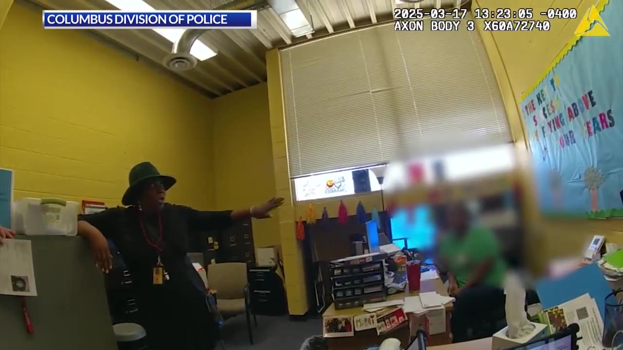 Video shows disagreement between Columbus principal and police officer ...
