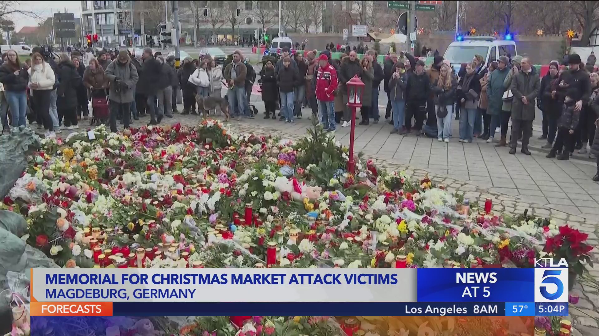 Memorial held for victims of deadly Christmas market attack in Germany ...