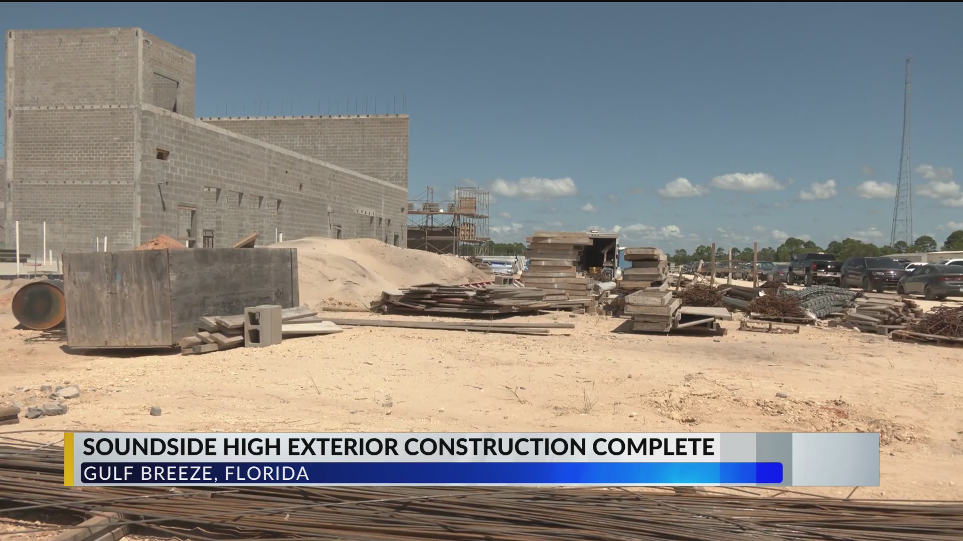 New Santa Rosa County high school’s exterior structure completed – WKRG ...