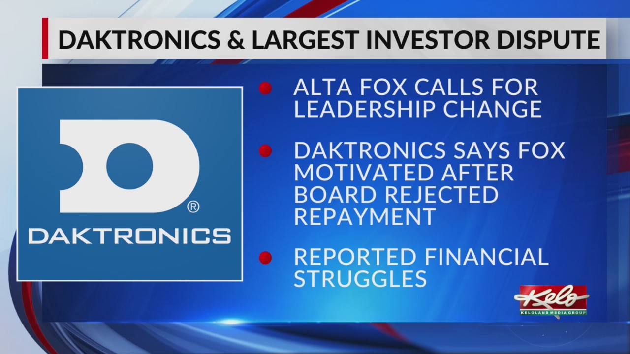 Investor calls for Daktronics leadership changes – KELOLAND.com