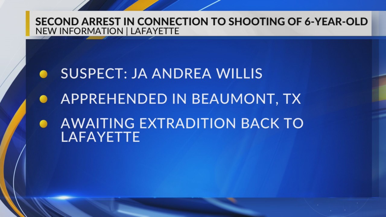 Second man arrested in connection to Lafayette shooting of 6-year-old ...