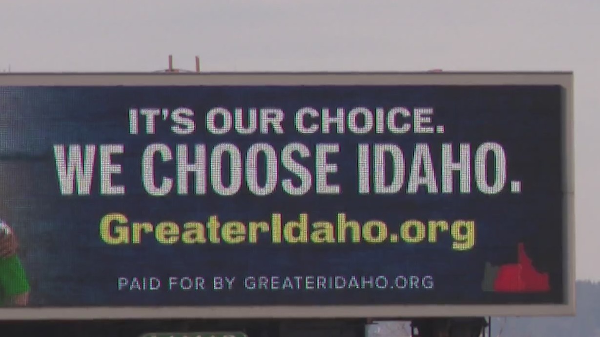 Greater Idaho movement erects billboards in Oregon’s capital city ...