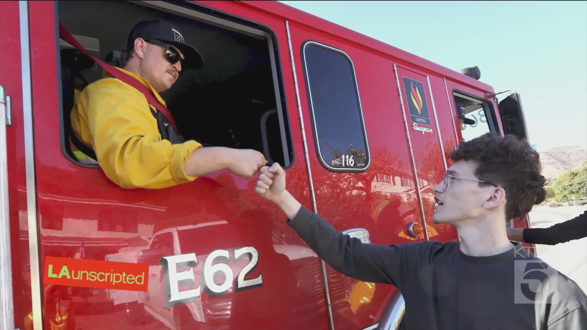 Supporting the LAFD Heros, Free and Easy Shirts – KTLA