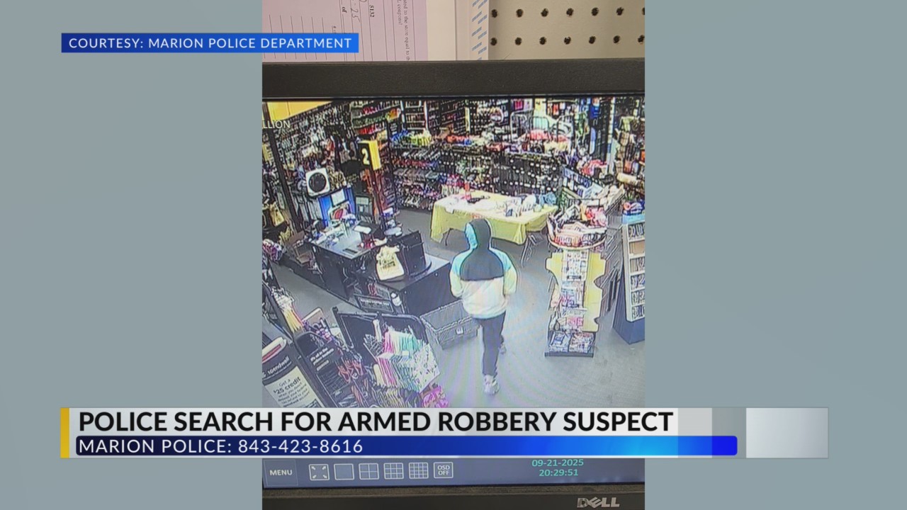 Marion police look for Dollar General robbery suspect – WBTW