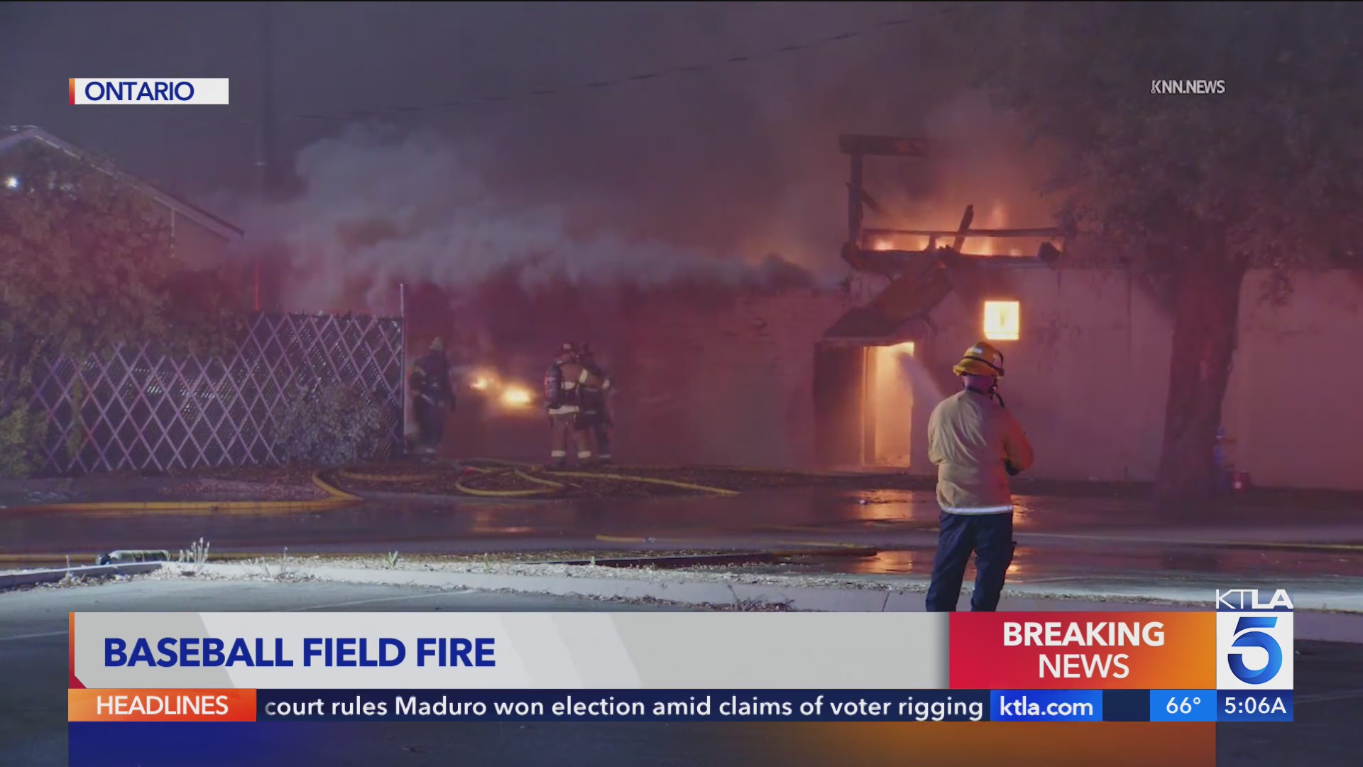 Fire guts historic baseball field used in ‘A League of Their Own ...