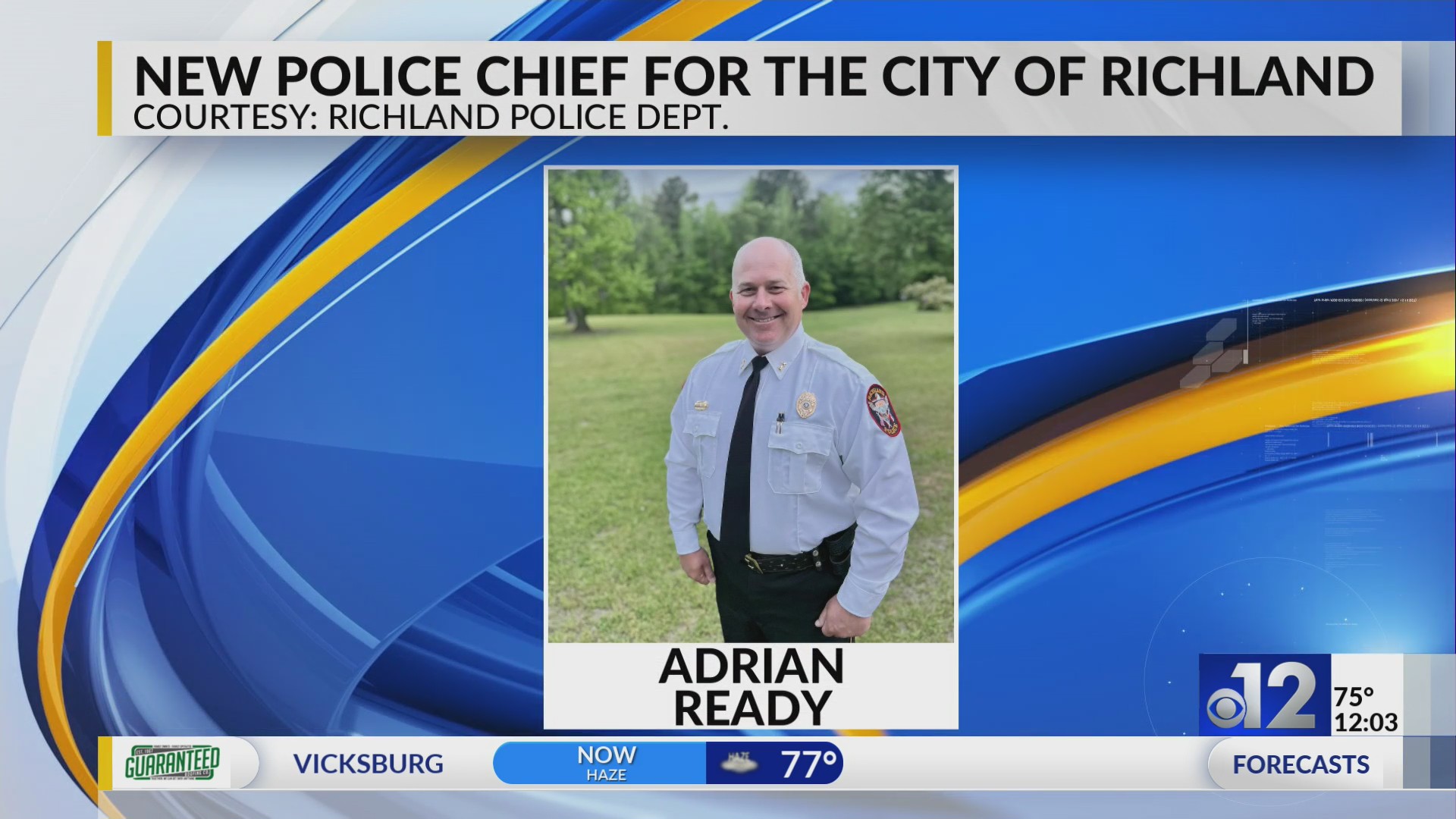 Richland leaders appoint new police chief – WJTV
