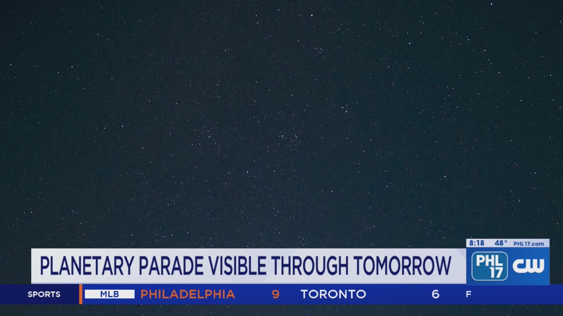 Planetary Parade visible tonight – PHL17.com