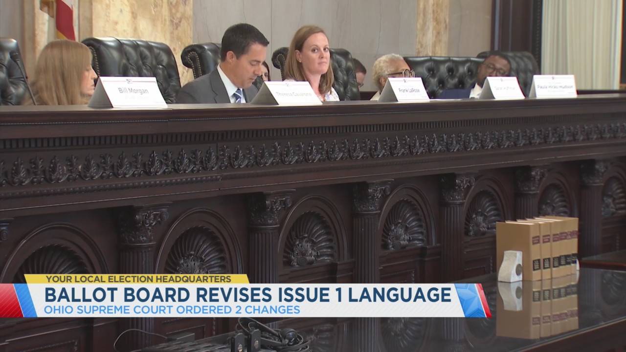 Final language approved for Issue 1 redistricting ballot question ...