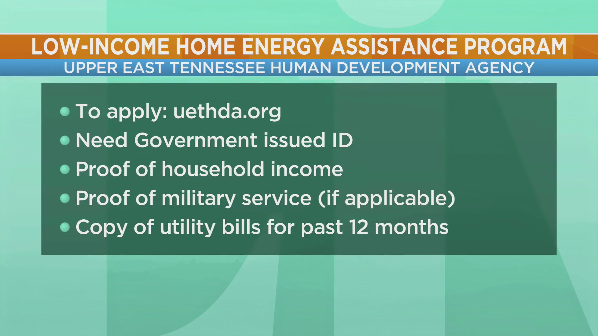 Low Income Home Energy Assistance Program accepting applications – WJHL ...