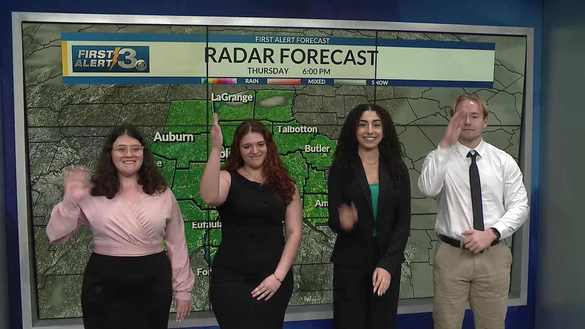 Our future meteorologists pay a visit to WRBL-FSU – WRBL