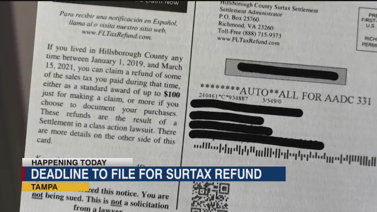 Deadline for tax refund arrives in class action lawsuit against ...