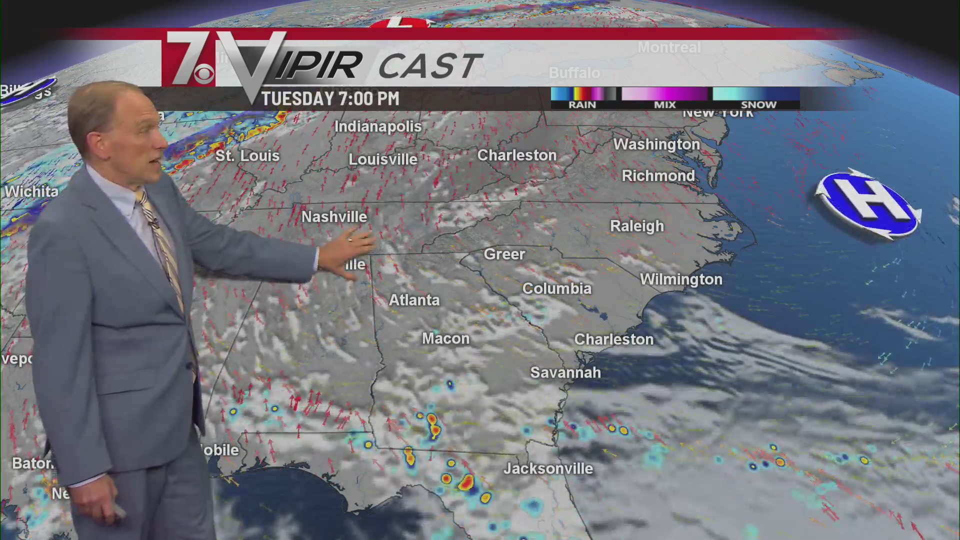 7Weather Tuesday AM Forecast – WSPA 7NEWS