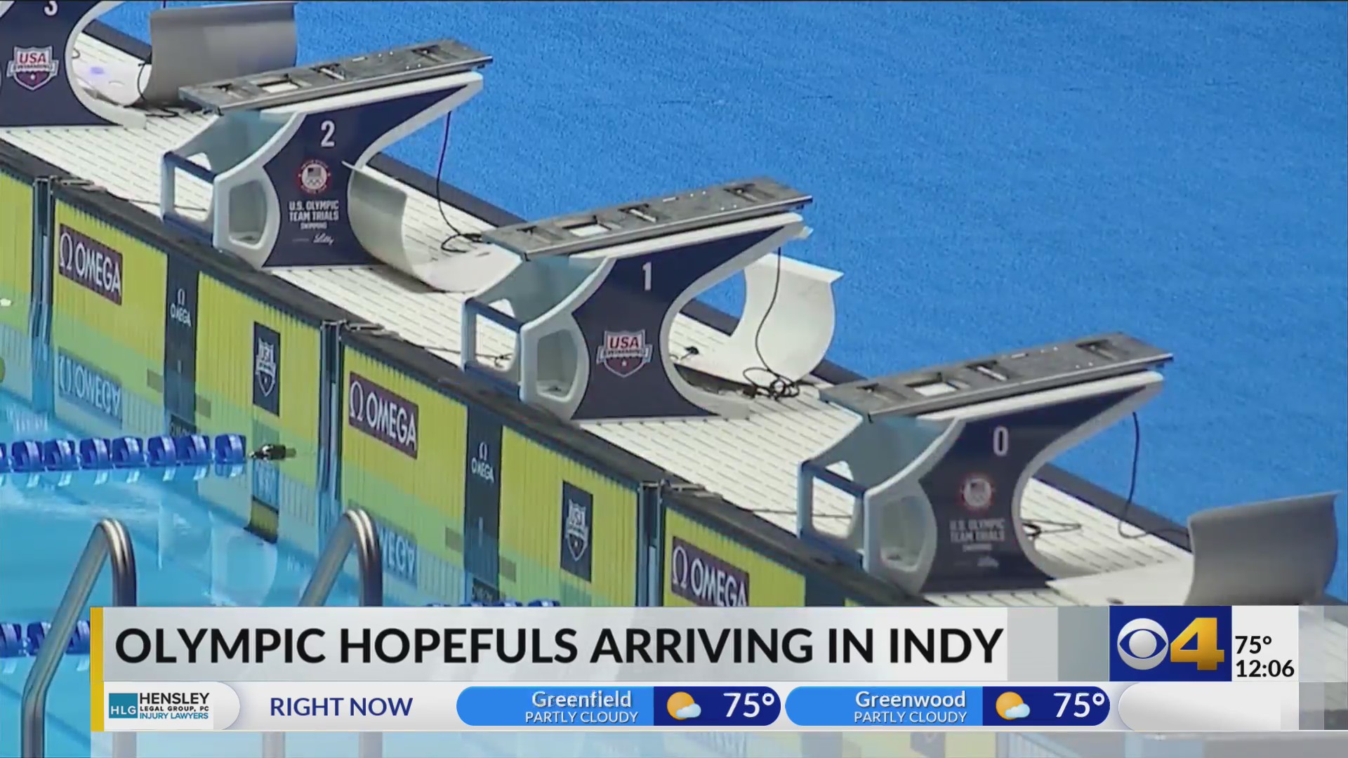 Olympic swim trials in Indy: swimmers preparing for trials at Lucas Oil ...